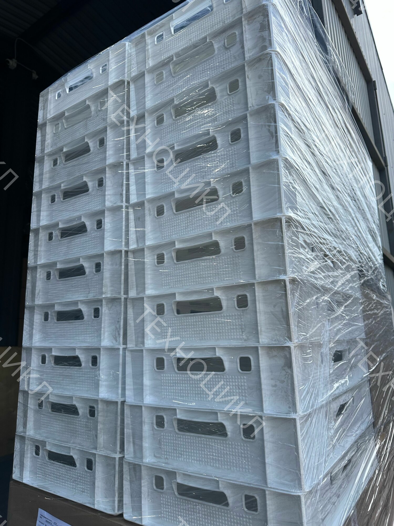 Ящик для хранения длина 60 см, ширина 40 см, высота 30 см. Белый 600х400х300