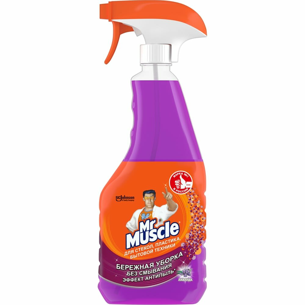 Средство для стекол пластика и бытовой техники мистер мускул Mr Muscle
