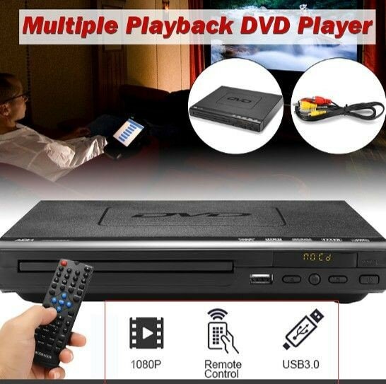 Домашний мини CD-плейер "HD", с пультом, высокое качество звука — фото 1