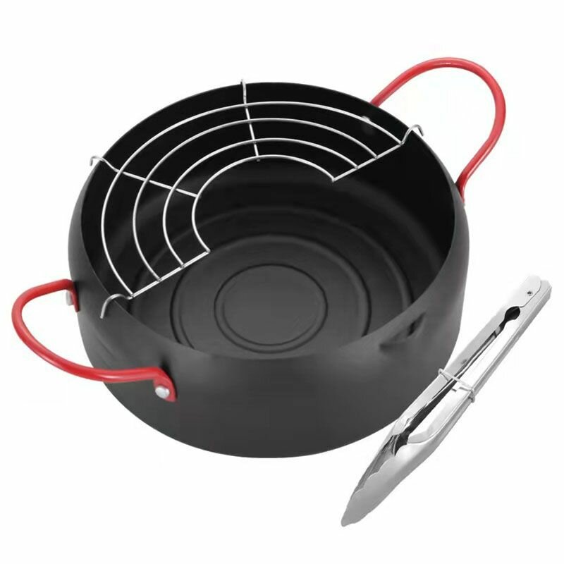 Мини фритюрница с плоским дном, фритюрница с сеткой-FFDC