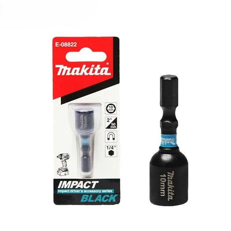 Торцевая головка Makita E-08822, 10 мм, ударная, магнитная, для гайковертов