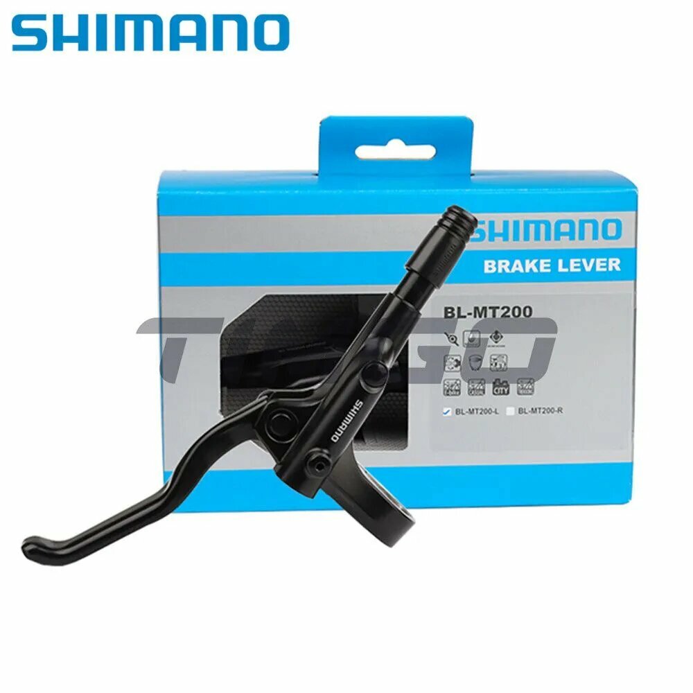 Рукоятка гидравлических тормозов, Shimano, BL-MT200, в коробке, левая