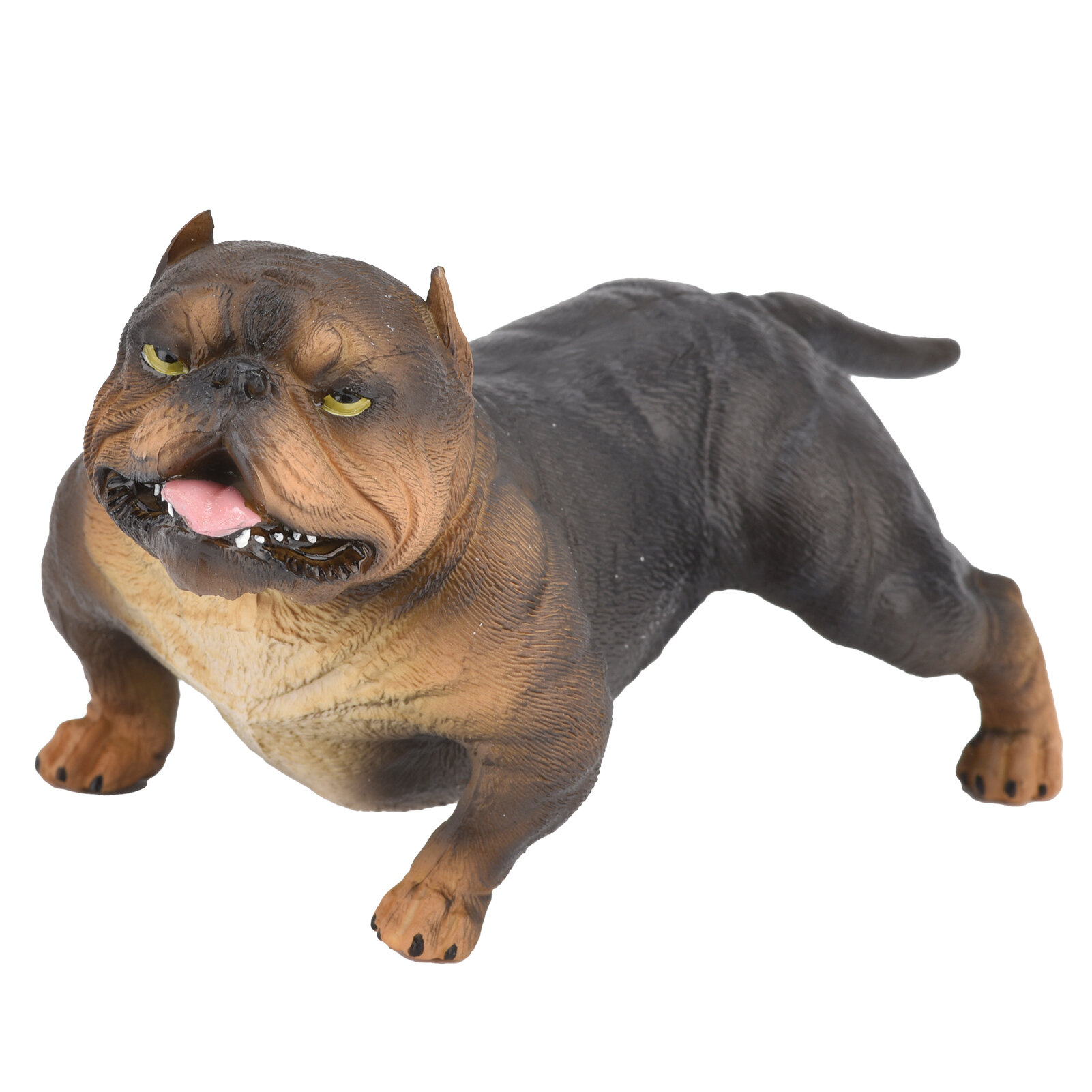 Имитационная модель бульдога, образовательная декоративная фигурка собаки, коллекционная игрушка PL127-1049