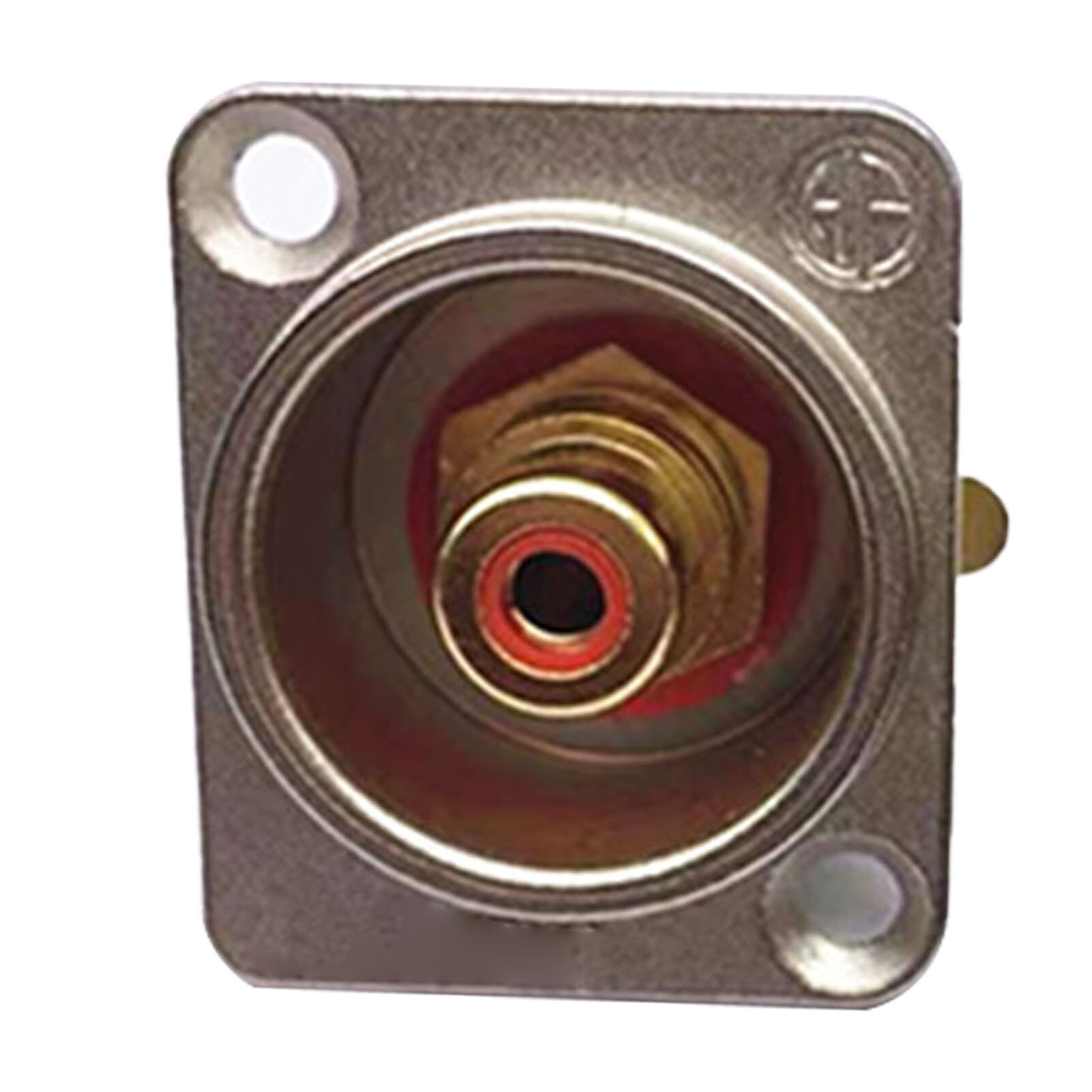 Адаптер RCA для пайки на панель, гнездо RCA для пайки клемм AV-разъема для ТВ-аудио-игровой приставки с красным сердечником