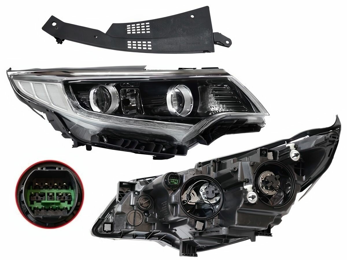 Фара правая, галоген, LED, комп. GT для КИА Оптима арт ST2231163RMLDEM2 SAT