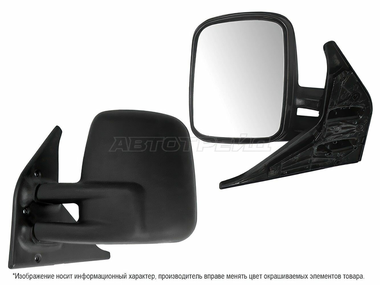 Зеркало левое, механическое для Фольксваген Еврован, Транспортер арт STVWT49402 SAT