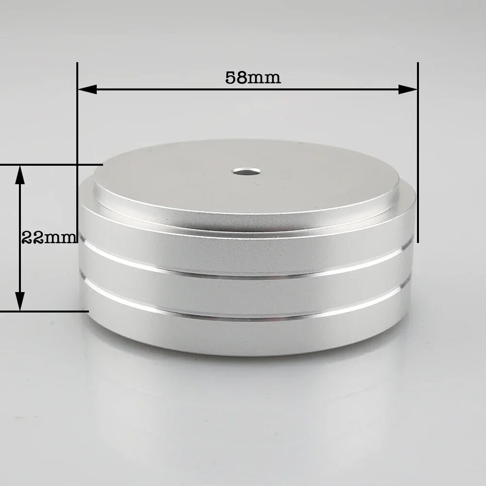 Изолирующие ножки для динамика Audiocrast, Silver, 58x22mm, 4 шт.