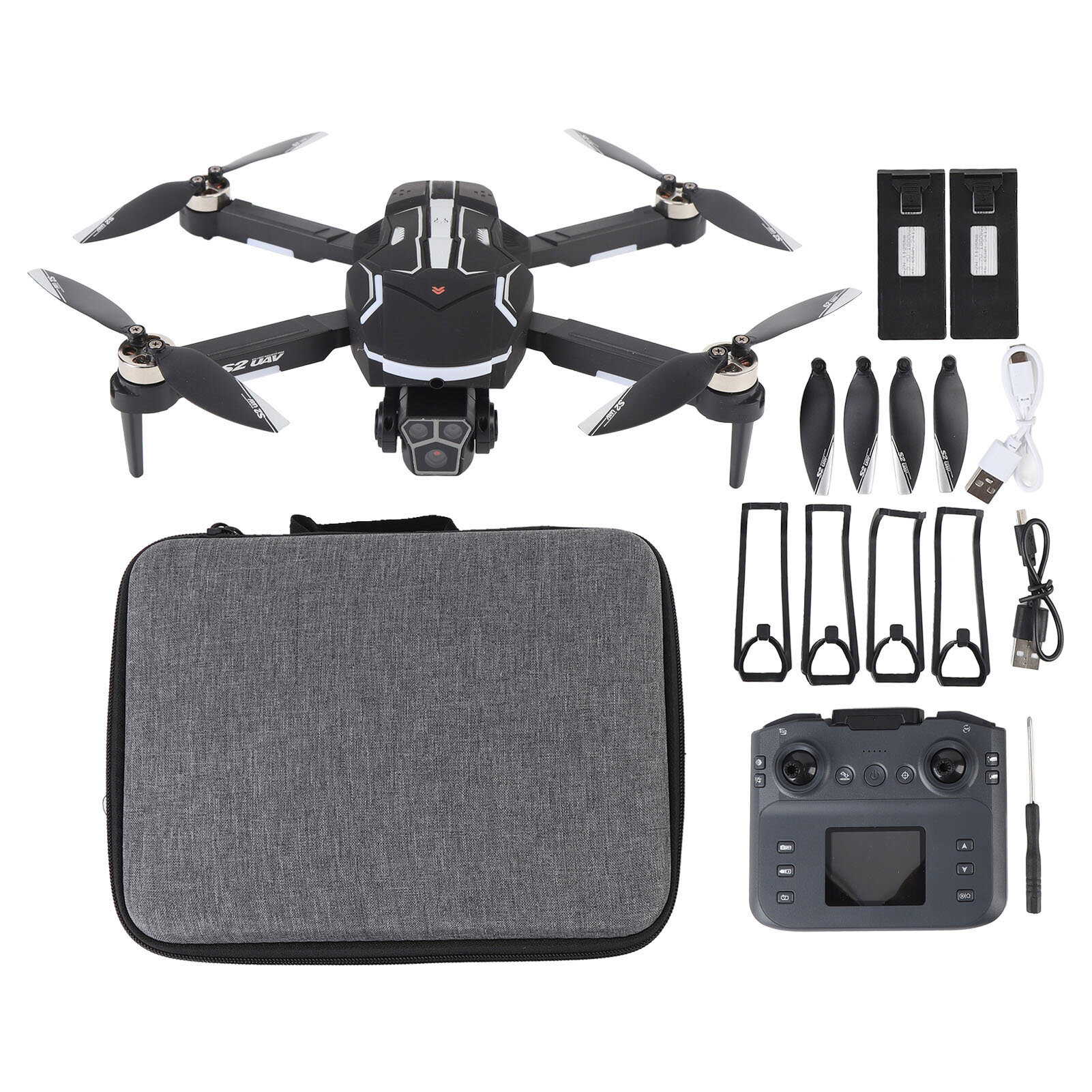 GPS Drone Professional 8K HD Dual Cameras RC Quadcopter с пультом дистанционного управления, избеганием препятствий, жестами, бесщеточным беспилотником, двойной аккумулятор