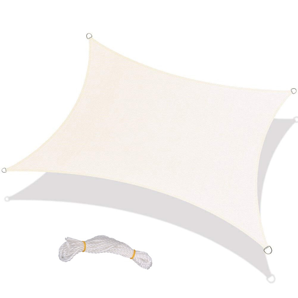 Прямоугольный солнцезащитный парус из полиэстеровой ткани Оксфорд, оранжево-красный, для заднего двора, террасы, патио и сада, 2,5x2,5 м.