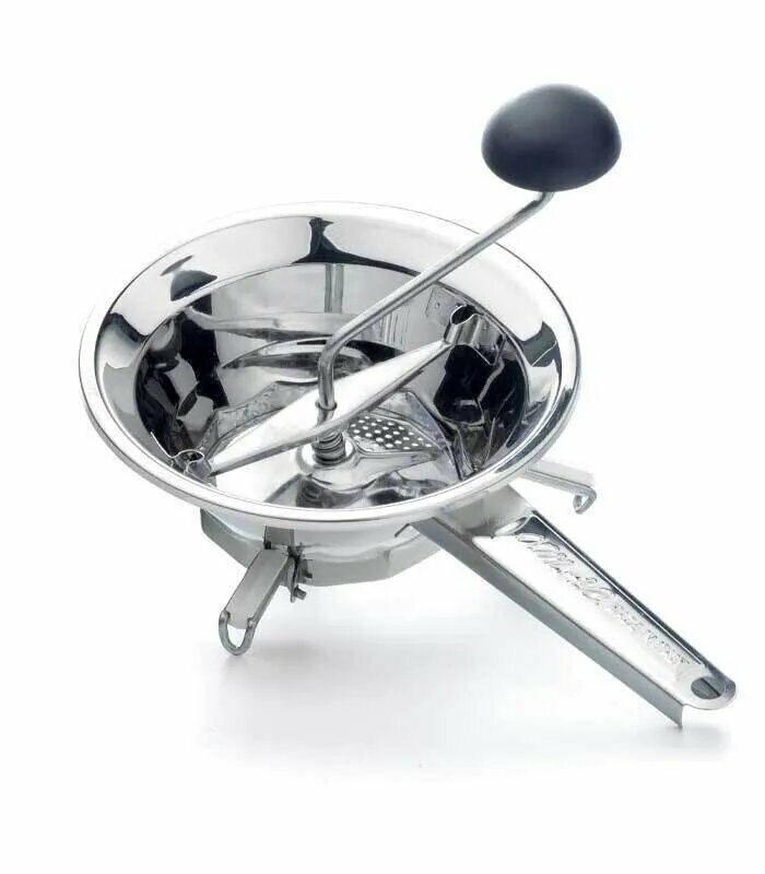 Протирка овощей, фруктов, ягод, томатов. Ручное сито для протирки фруктов, ягод, томатов в пюре. Нержавеющая сталь. Омас Италия