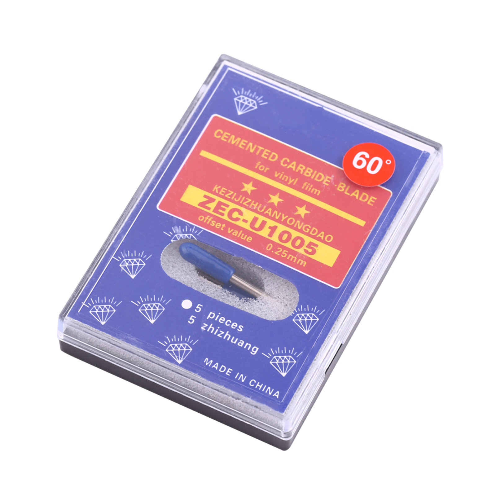 Нож для плоттера/резака с твердосплавным лезвием для резки винила (60°)