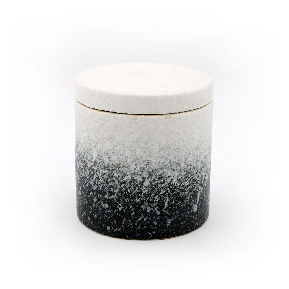 Контейнер для аксессуаров VITARTA "Space", высота 10,4 см, керамика, серый