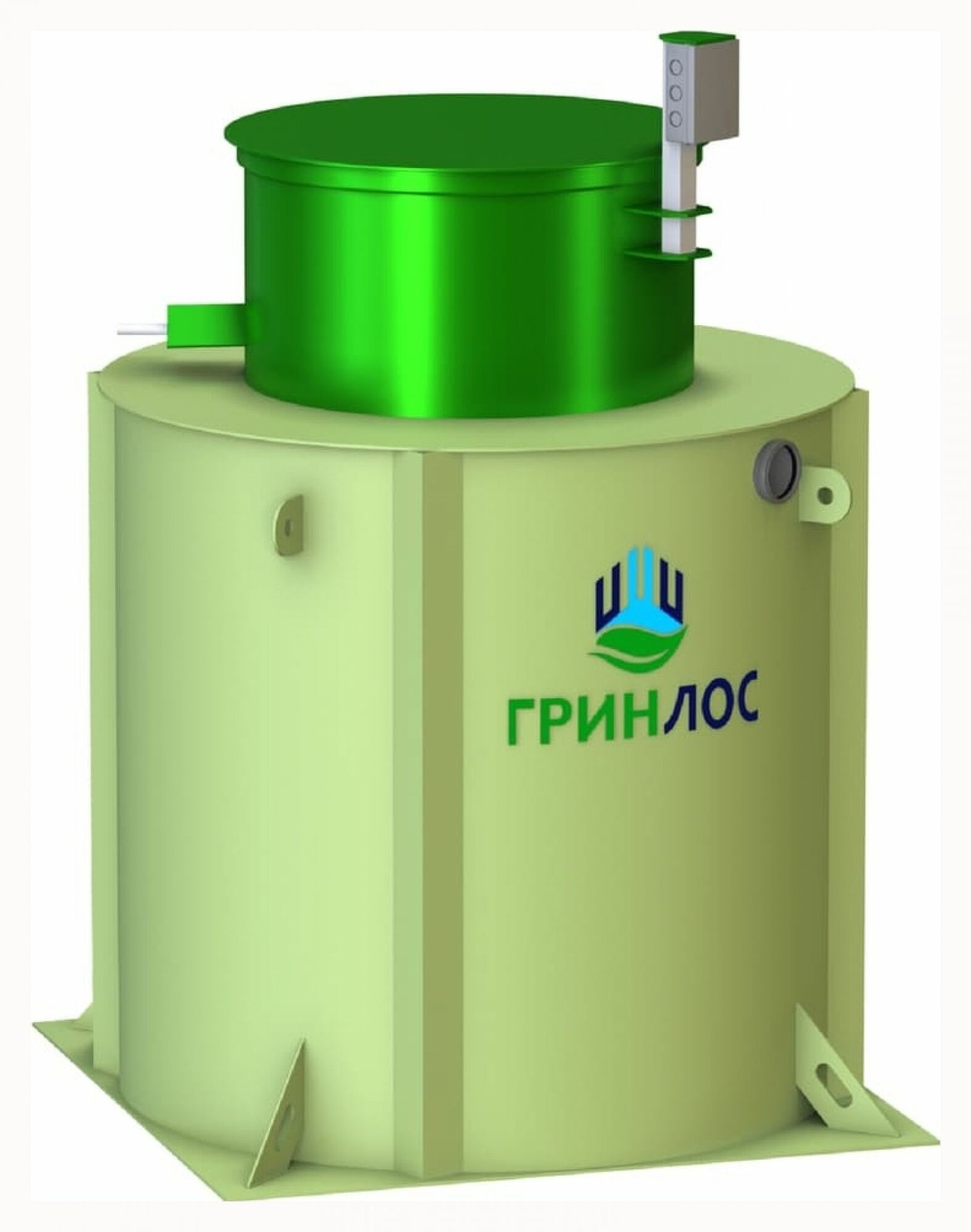 Септик для дома гринлос Аква 8 Пр (1.4 м3/сут, с насосом, на 8 человек)