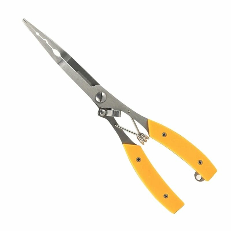 Плоскогубцы с изогнутым носовым крючком из нержавеющей стали Luya pliers-плоскогубцы длинным горлом pliers желтые одиночные