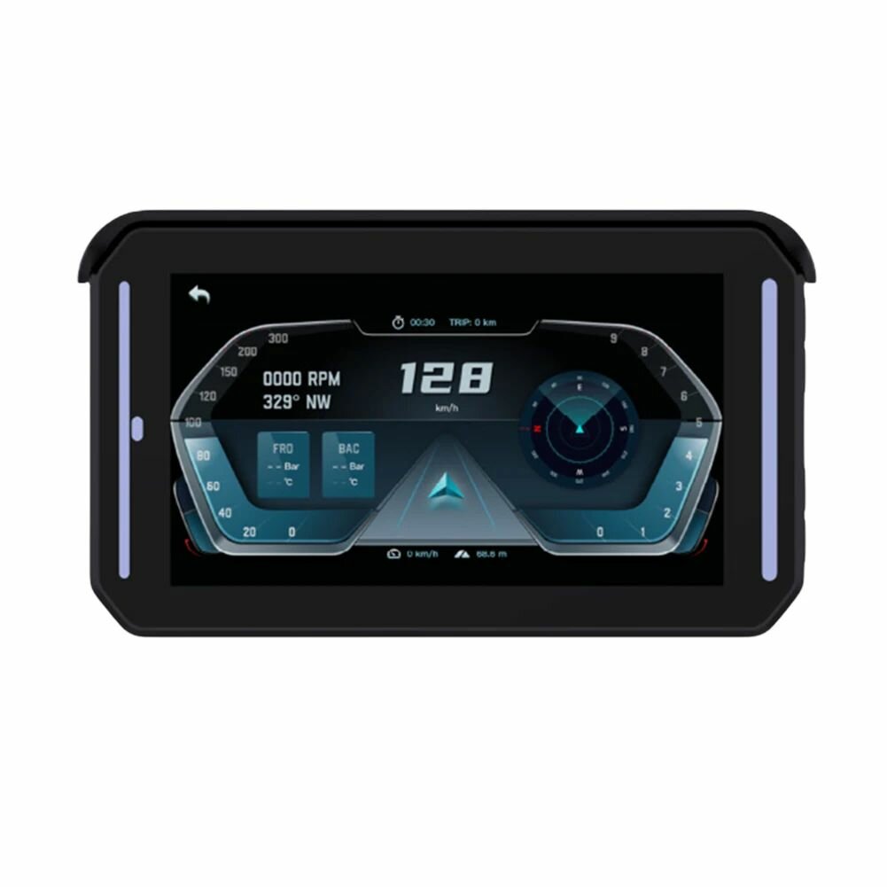 Сенсорный экран IPS, видеорегистратор, GPS-монитор, беспроводной Carplay, Android Auto, 5 дюймов, HD 1080P