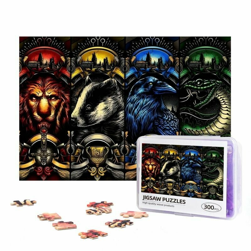 Hogwarts Деревянный пазл Гарри Поттер Деревянные пазлы Хогвартс Harry Potter