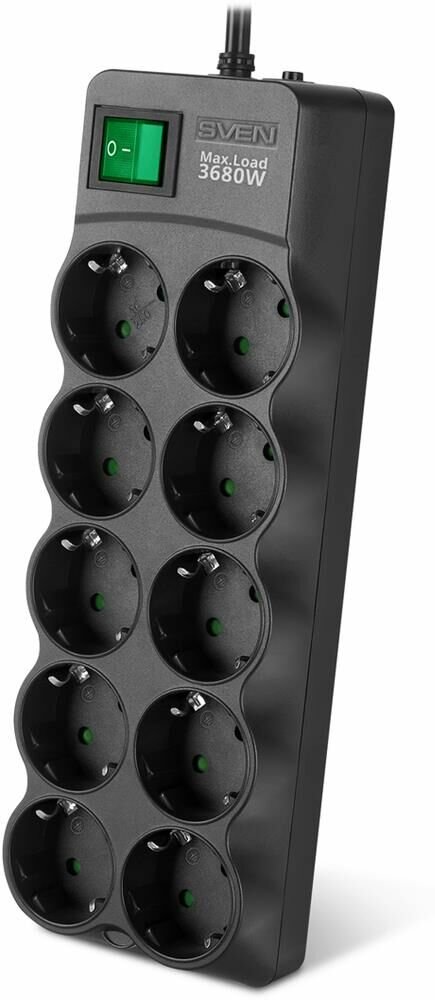 Сетевой фильтр удлинитель SF-10E-16 3,0 м (10 розеток)