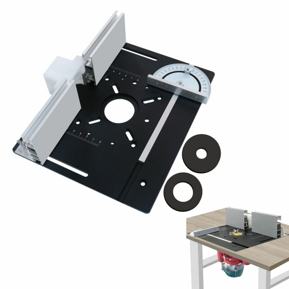 Система подъема фрезерного стола, алюминий, с транспортиром, для фрезерного станка, черная