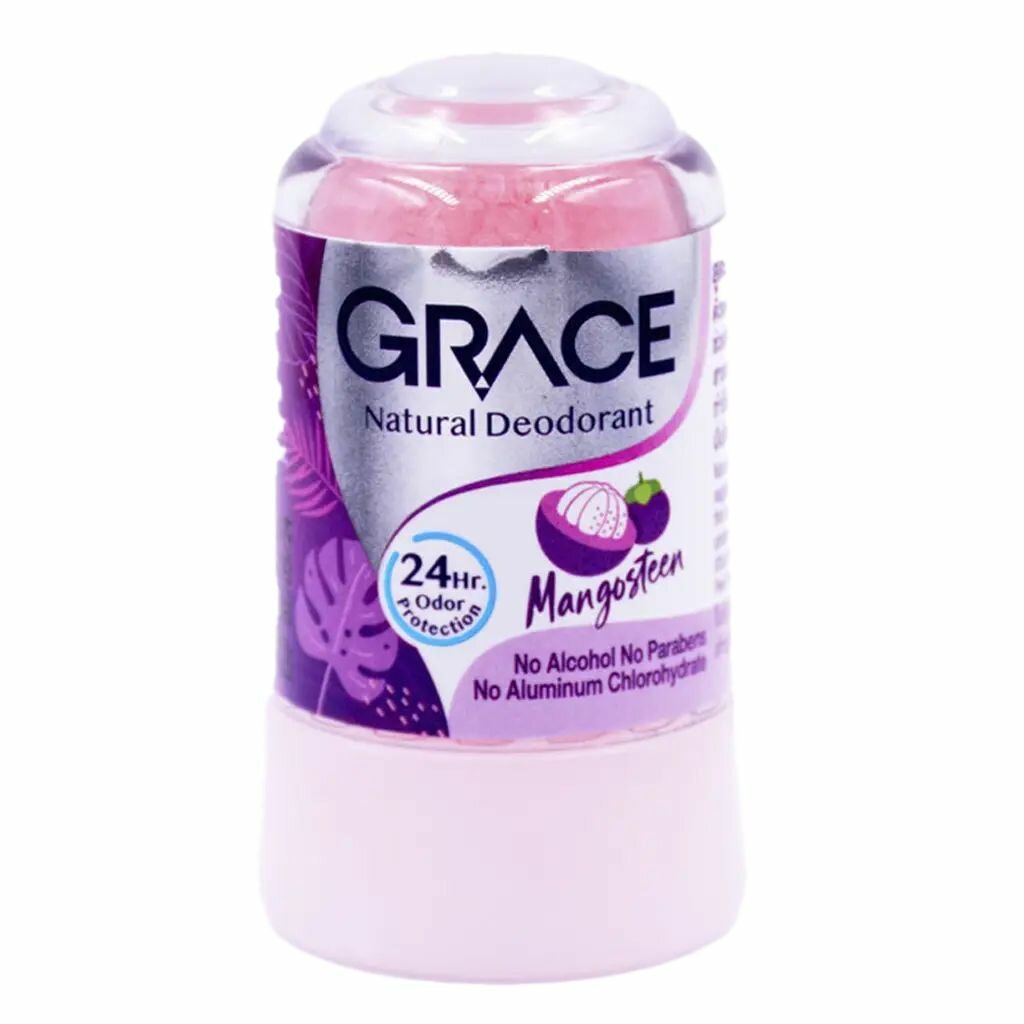 Натуральный кристаллический дезодорант Grace мангостин 50 г