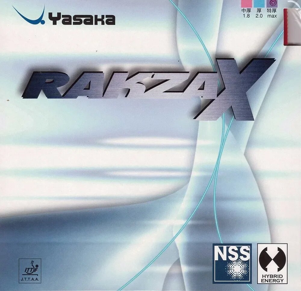 Yasaka Rakza X Soft резина для настольного тенниса, 2.0 мм или MAX, красная или черная rkX 2.0mm red