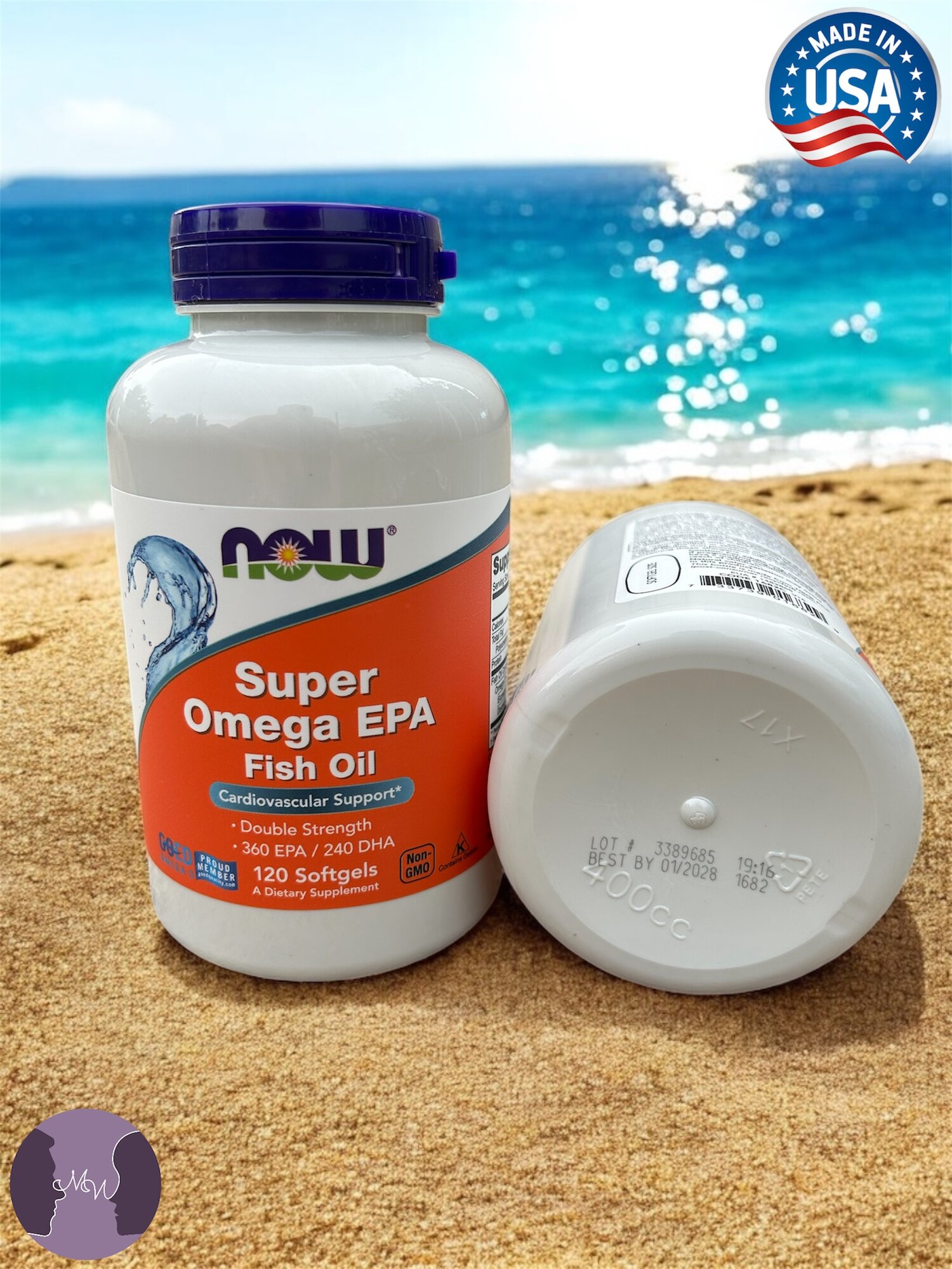 БАД Now Super Omega EPA, омега-3 полиненасыщенные кислоты, 120 мягких капсул