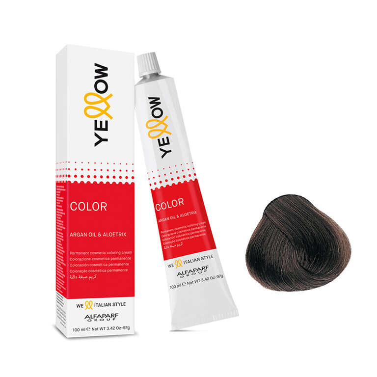 YELLOW PROFESSIONAL Ye Color Permanent Coloring Cream Ye Color Перманентная крем краска 7.3 100 мл