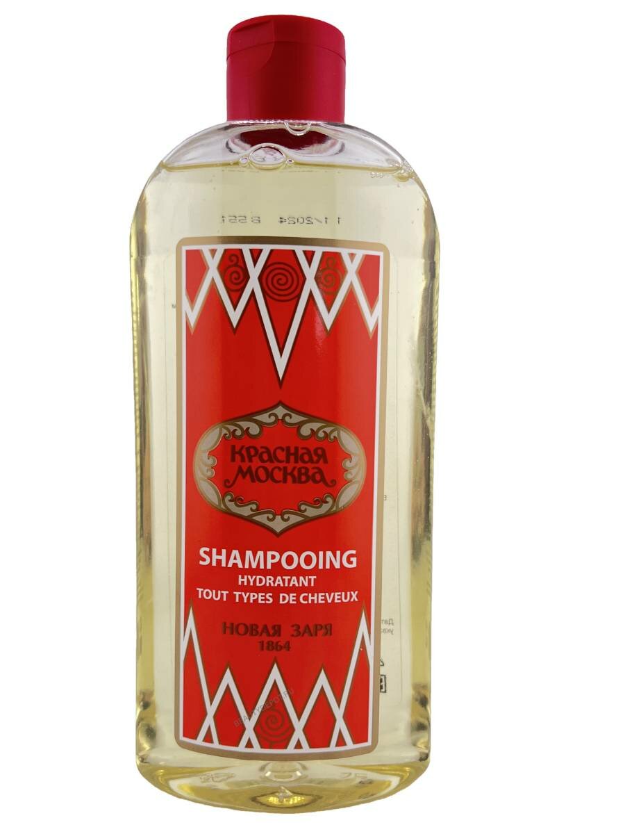 Шампунь для волос парфюмированный увлажняющий Женский Новая Заря Красная Москва 430мл