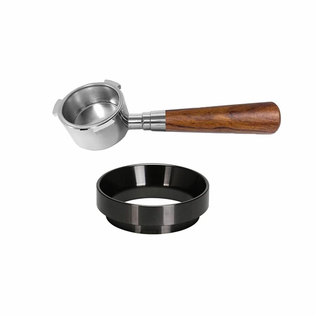 Бытовая кофемашина, бездонная ручка, кронштейн, подставка из нержавеющей стали, фильтр без давления, чаша для порошка, 51 мм