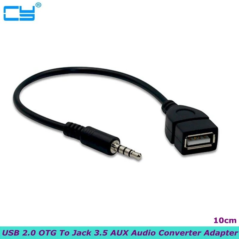 CableCC USB 2.0 OTG к AUX аудиокабель