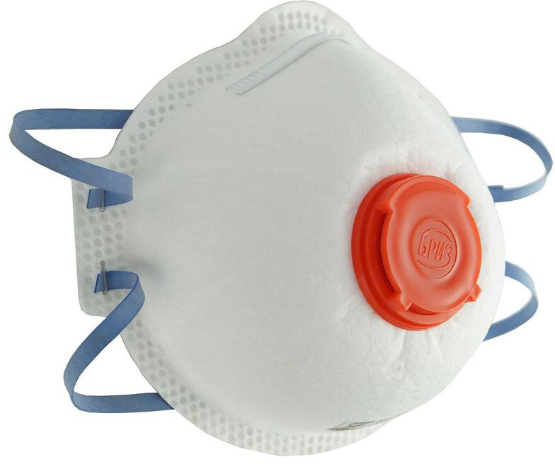 Респиратор Бриз 1104 1К FFP1 NR D до 4 ПДК с клапаном выдоха P(BT890280)