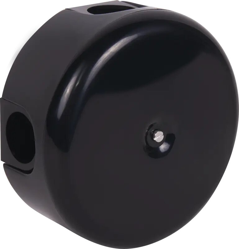 Распределительная коробка открытая Electraline Bironi D110x50 мм 4 ввода IP20 цвет чёрный