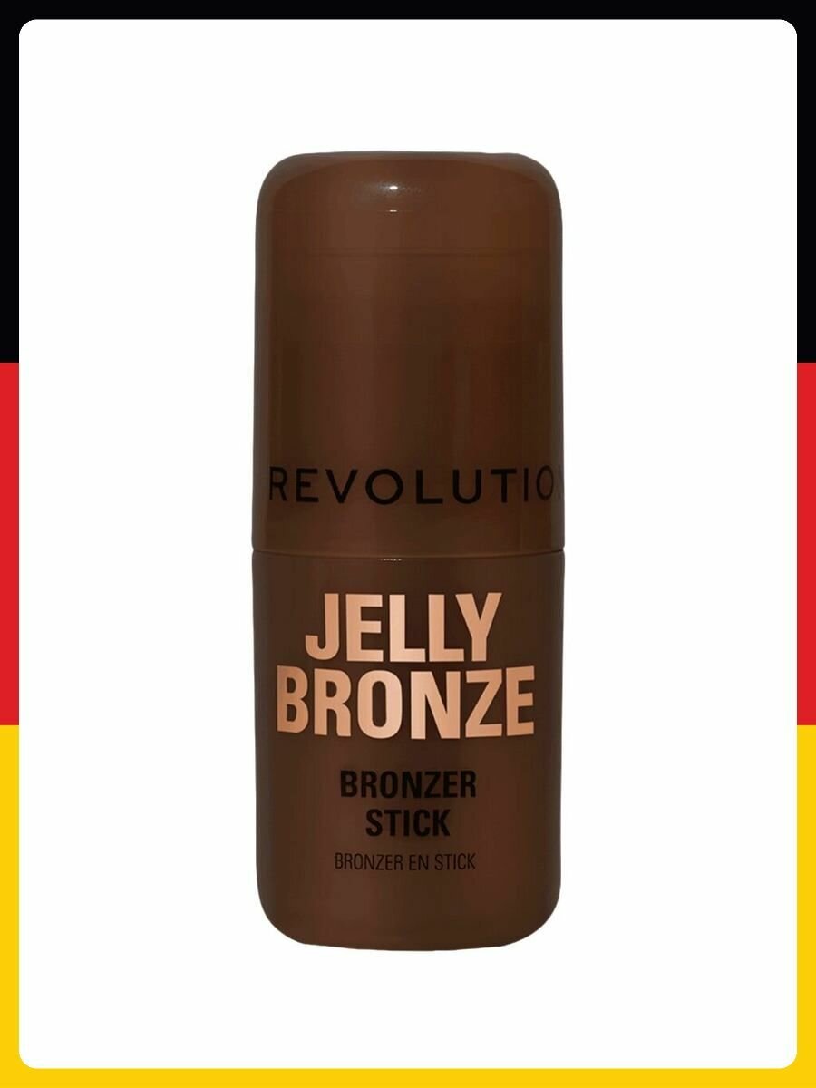 Бронзер Makeup Revolution Jelly Bronzer Stick Dark Cocoa, 8 г
