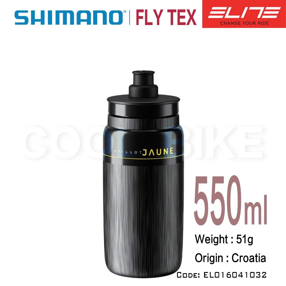 SHIMANO Elite FLY TEAMS COCO-COLA Велосипедная бутылка 550/750 мл Черный, 550ml FLY TEX