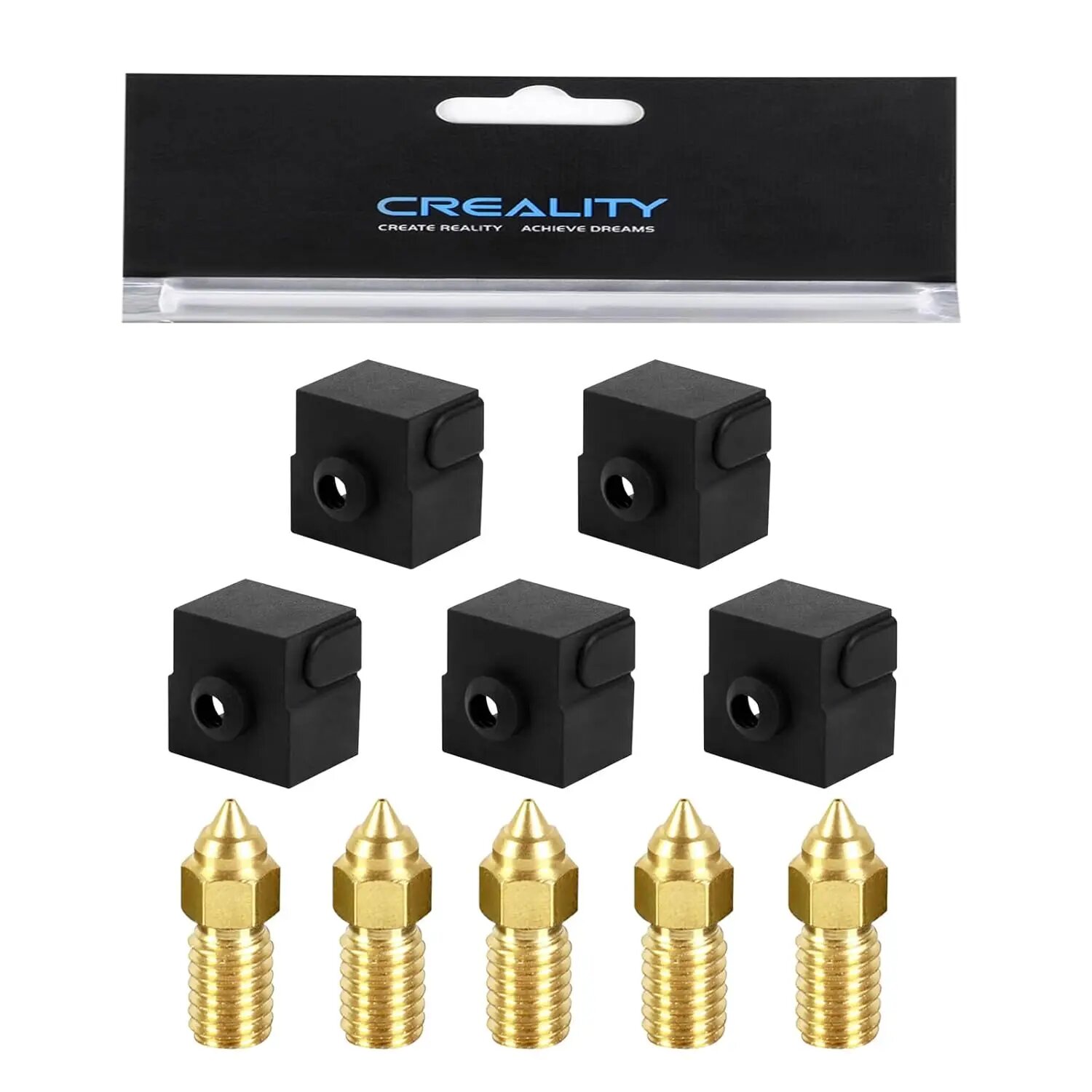 Creality сопла и носки 5шт 0.2mm