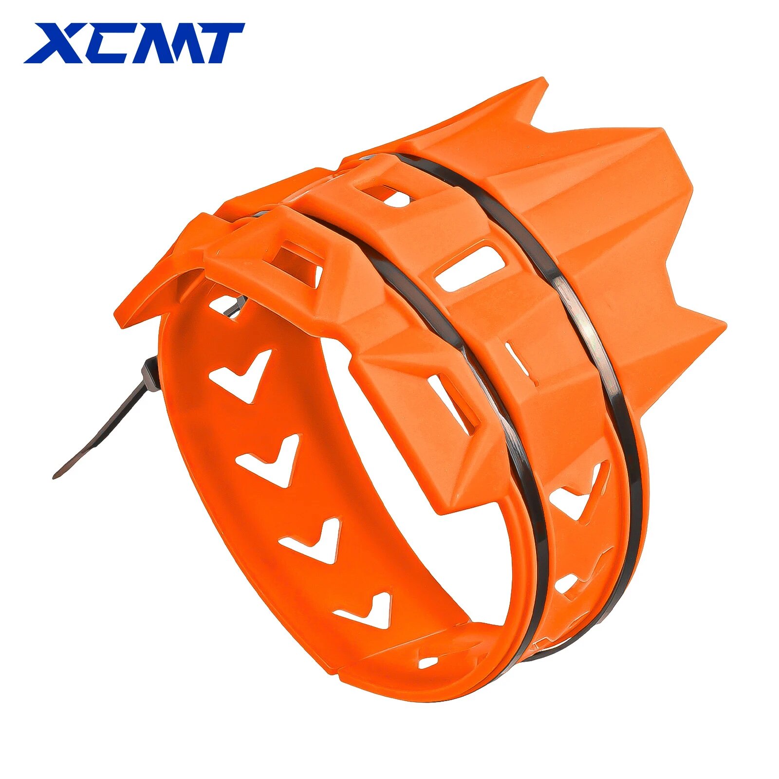 Глушитель для мотоцикла, круглый глушитель для мотоцикла, защитная крышка, набор Оранжевый, Orange A