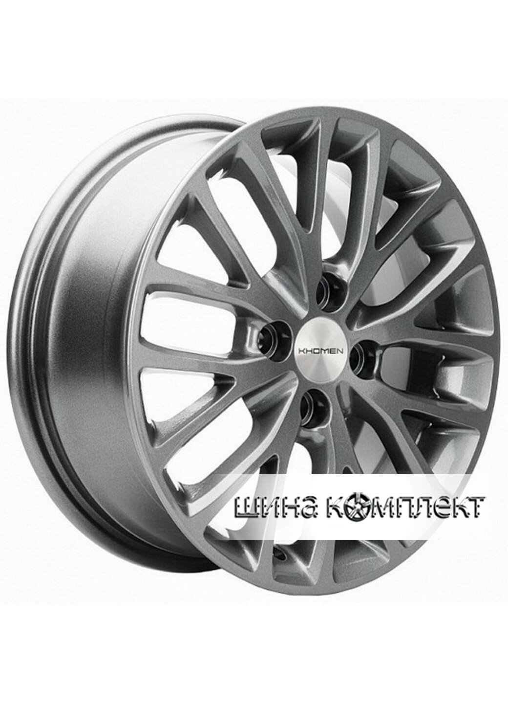 Колесный диск Khomen Wheels KHW1506 6x15 4x100 ET40 60,1 Gray литой для автомобиля