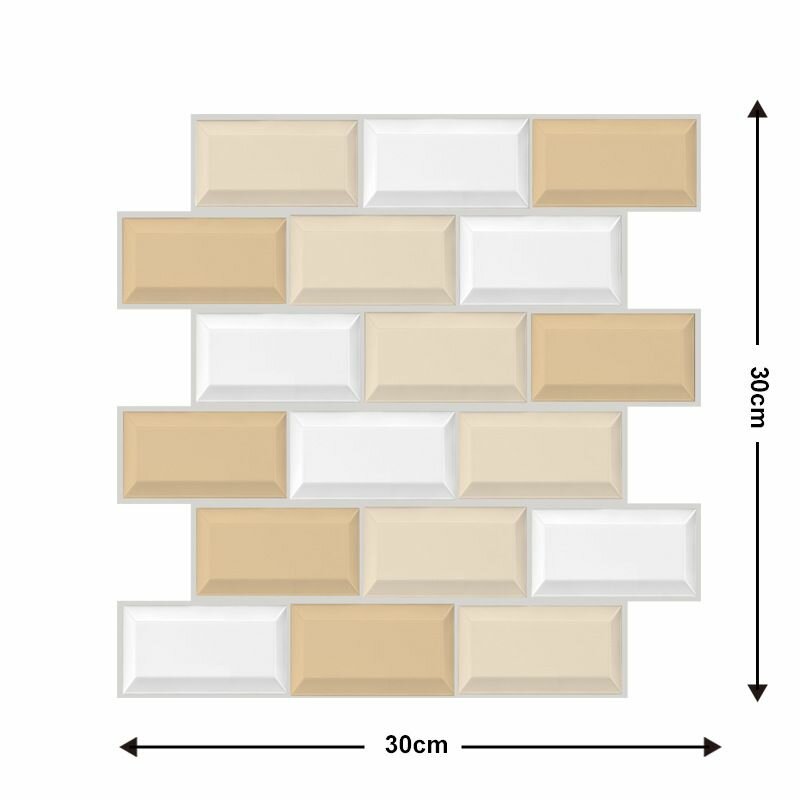 Панели самоклеющиеся для стен 10 шт/ для внутренней отделки стеновых панелей 3D, 30*30 см -LJ