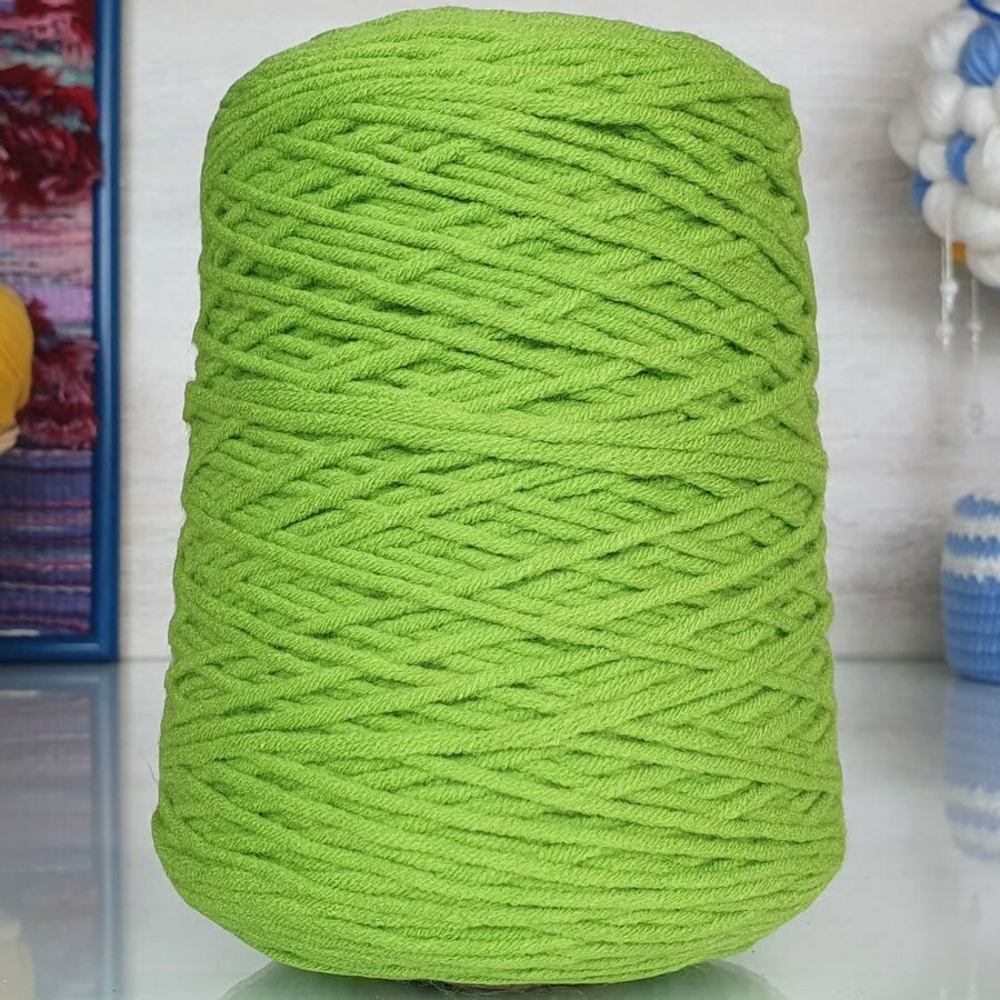 Пряжа M&h SOLOVEY 64 яр. салат (1 моток)