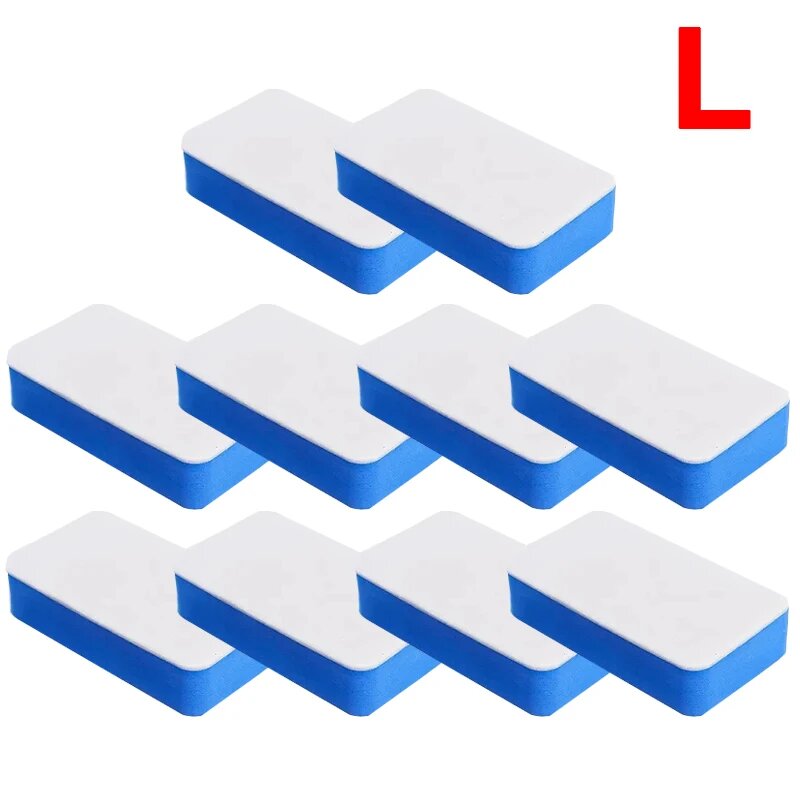 Губка для чистки масляной пленки автомобиля, губки для полировки стеклоочистителей, щетка 10pcs-L