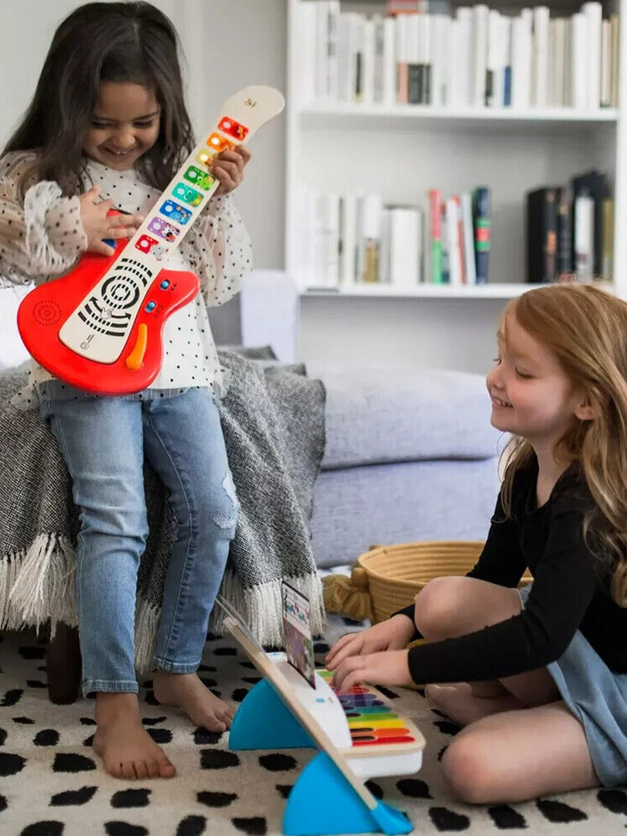 Серия Волшебное прикосновение - Набор музыкальных инструментов Hape "Пианино и гитара", сенсорные 12863_HP