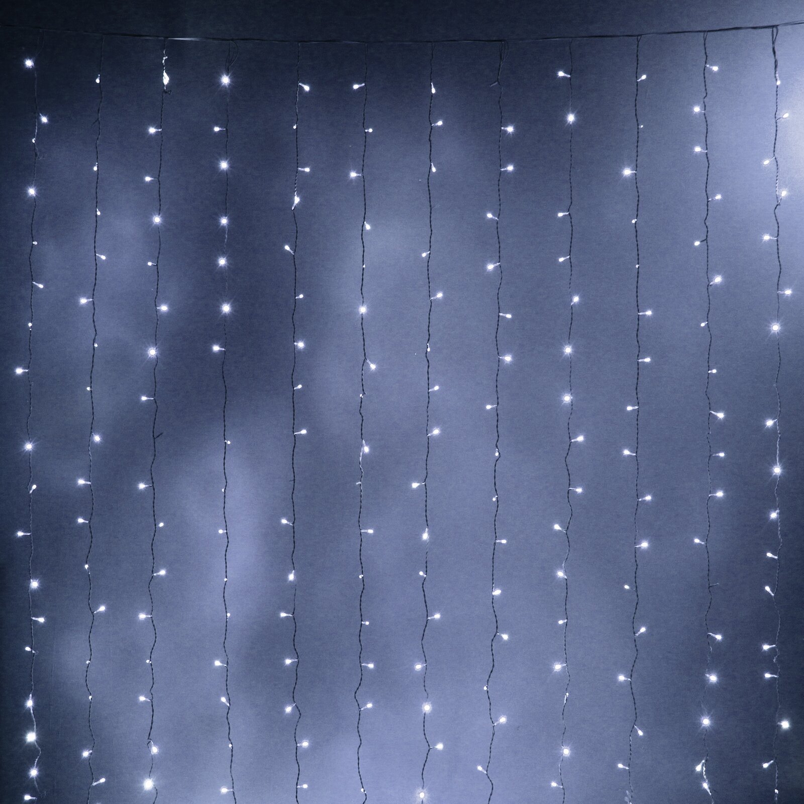 Гирлянда для улицы занавес «Мерцание» ш3м* в2,5 м 480 ламп LED, 1 реж, IP-65, Белый (возм. соединения)
