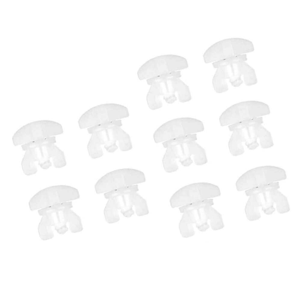 10 шт. пластиковых ограничителей карнизов для карнизов для плавного скольжения