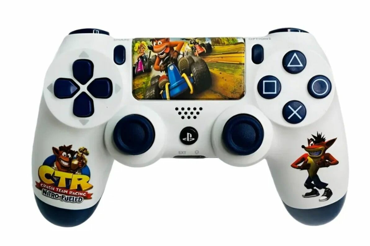 Геймпад "CRASH" Джойстик для PS4/ПК/Смартфон/Ноутбук Dualshok 4 "Совместим с Sony"