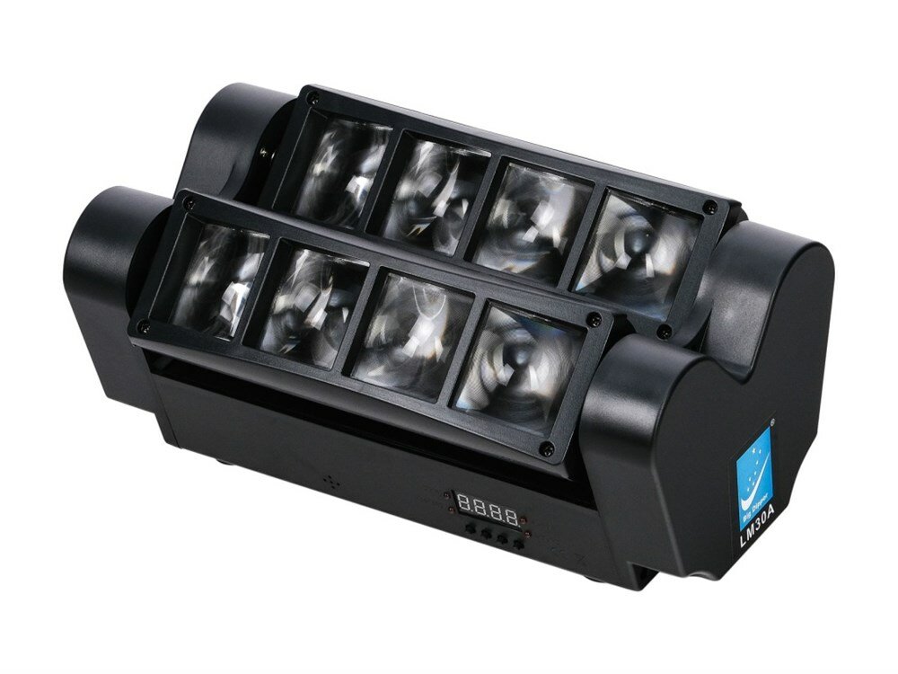 Big Dipper LM30A Моторизированный мини-прожектор смены цвета (колорчэнджер), RGBW, 8x3Вт