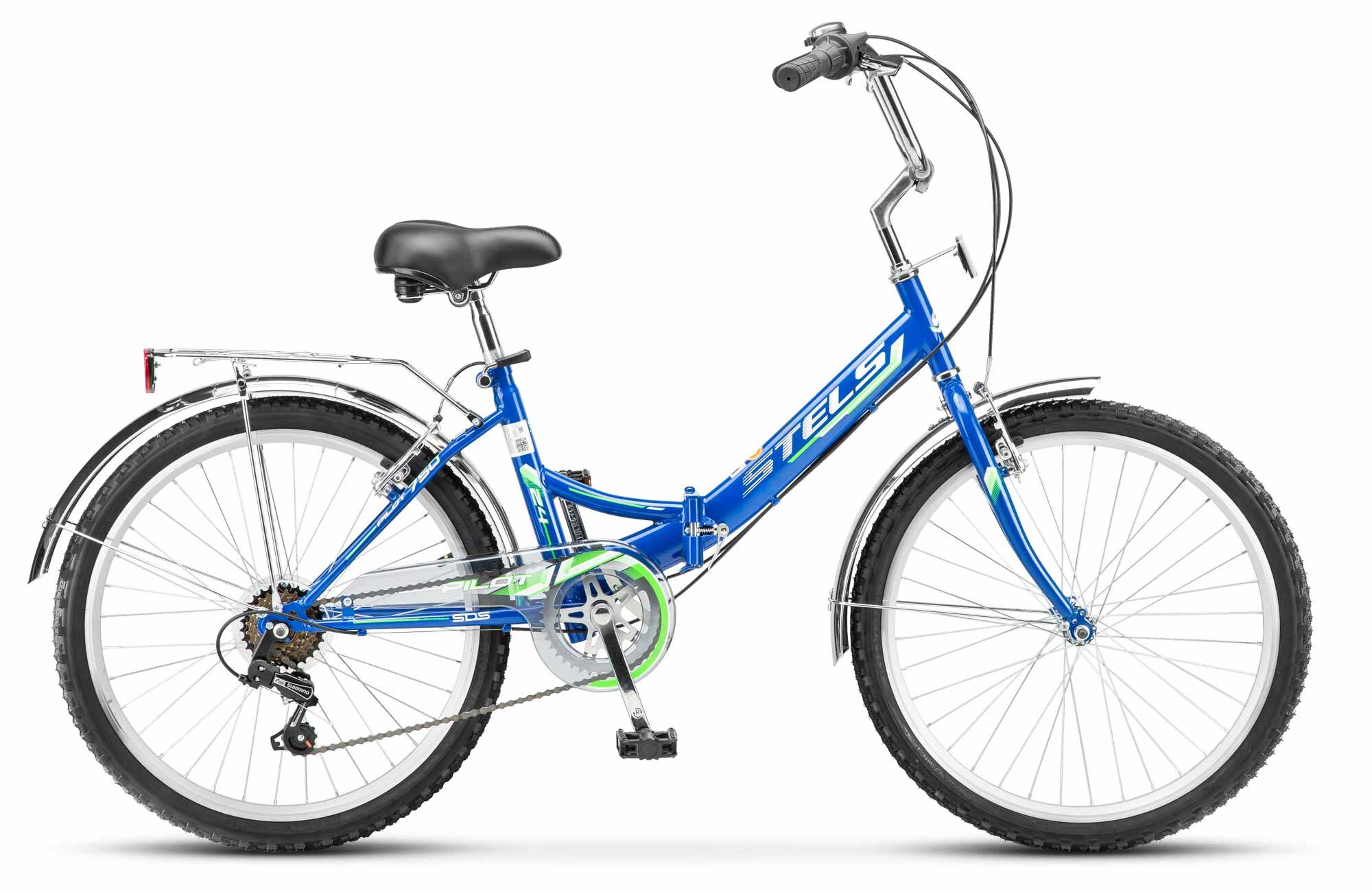 Велосипед складной STELS Pilot 750 24" V Z010 (м), 14" синий