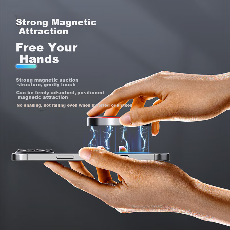 ThinkPlus Lenovo 512GB Magnetic Adsorption Portable Solid State Drive with Phone Stand Magnetic Adsorption USB 3.2 High Speed Reading 2000MB/S PSSD Compact and Portable US300 Mini Disk Series