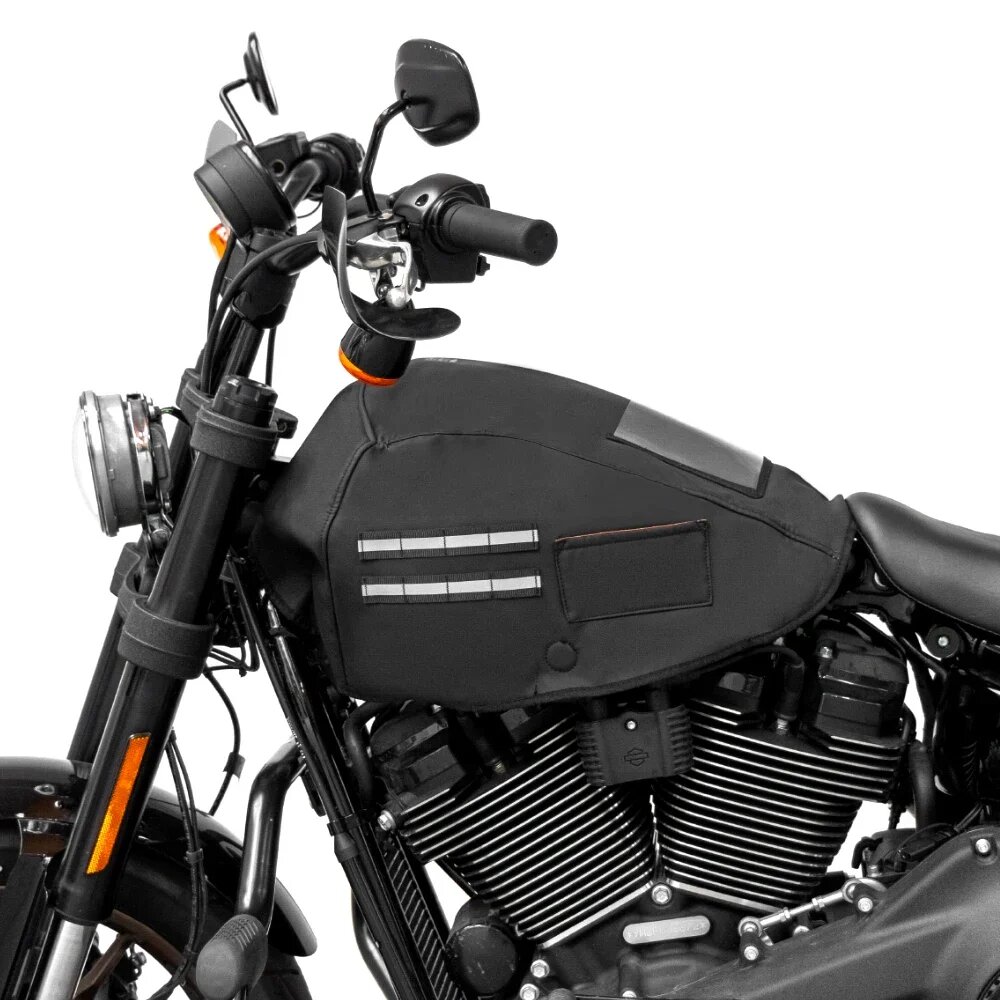 Чехол для мотоциклетного бака Softtail, водонепроницаемый чехол для топливного бака, протектор топливного бака с сильным удержанием, сумка для аксессуаров