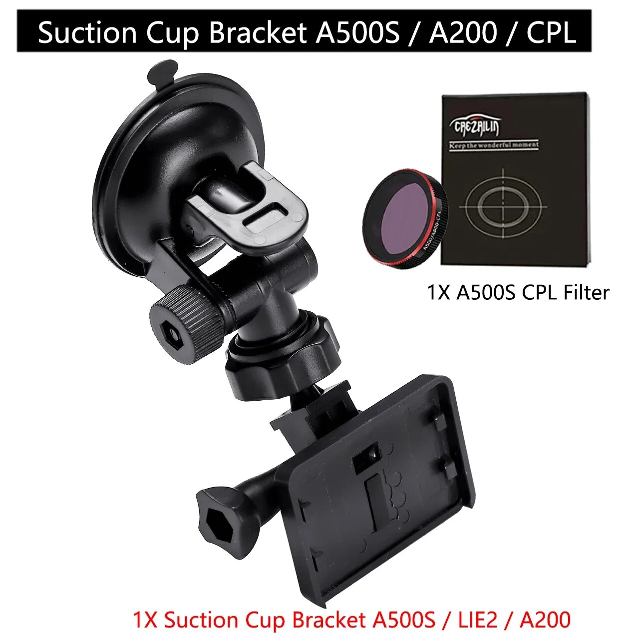Для 70mai pro plus+ A500s/A200/LIE2 держатель на присоске Для 70mai Dash Cam Mount A500s/A200/LIE2, A500S bracket CPL