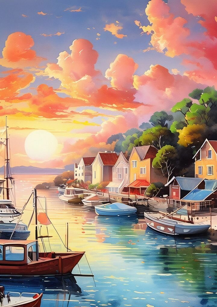 Вышивка крестом, набор для вышивания крестом, канва 11CT 60x80 см, полная зашивка (без подрамника, без рамы)