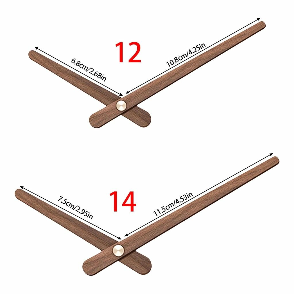 Колокол, Деревянные указатели B из черного ореха - 12 дюймов, 5 наборов